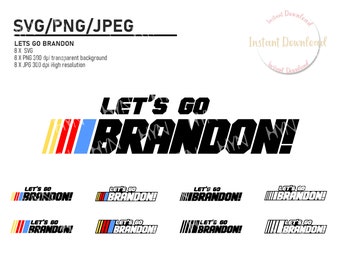 Lets Go Brandon Svg - Etsy