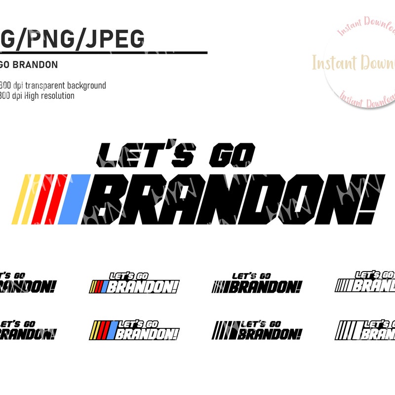Lets Go Brandon Png - Etsy
