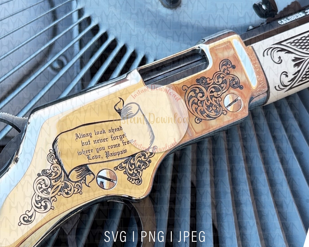 Henry Floral Scroll Combo/flower Scroll/flower Banner/engraving File ...