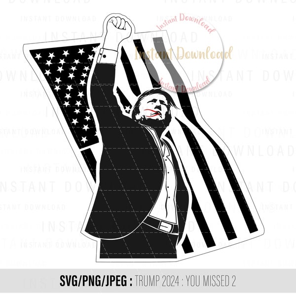 Trump Got Shot Svg - Etsy