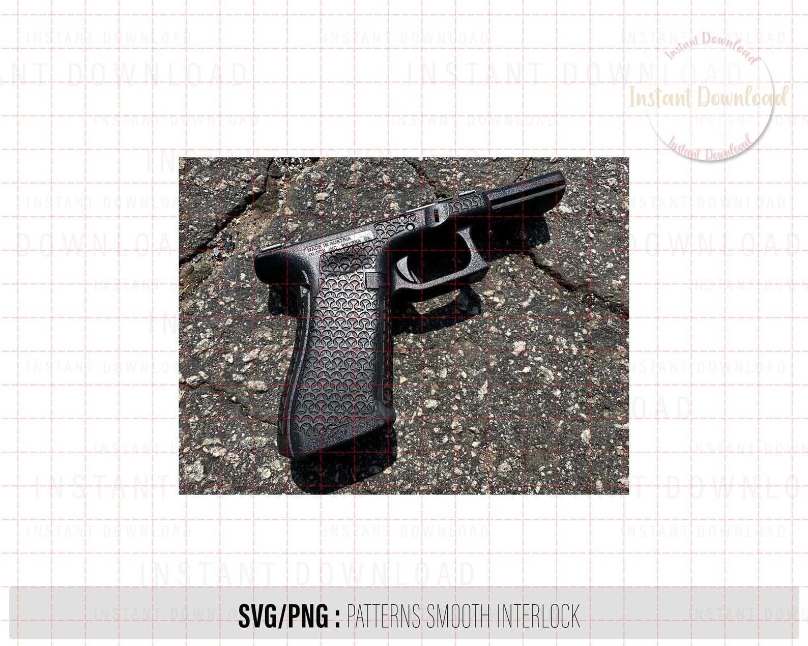 Glock Engraving Patterns/svg File/laser Engraving File/patterns ...