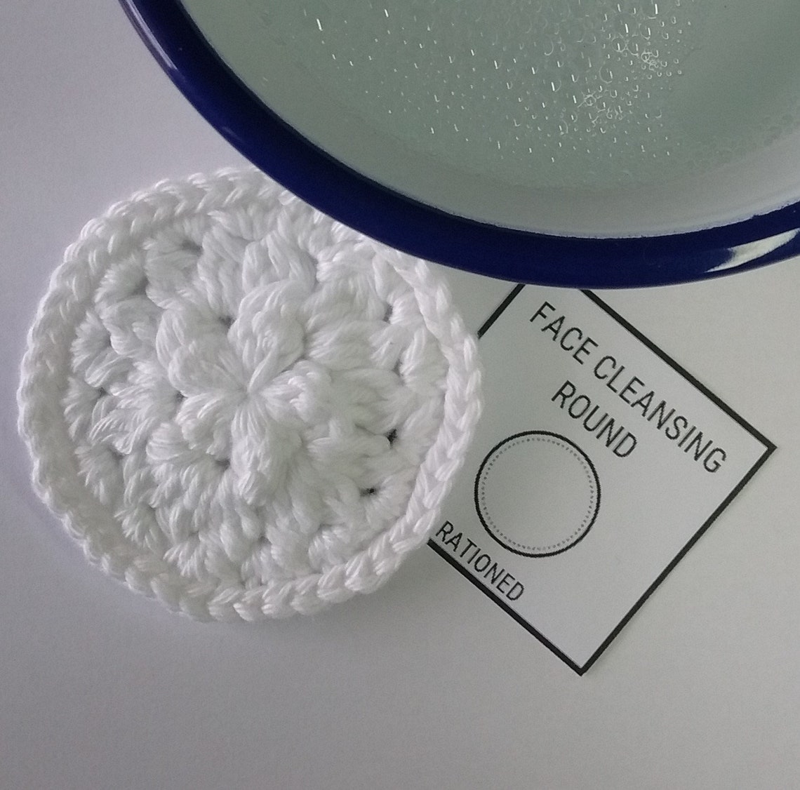 1950s Style White Cotton Face Cleansing Round - Etsy