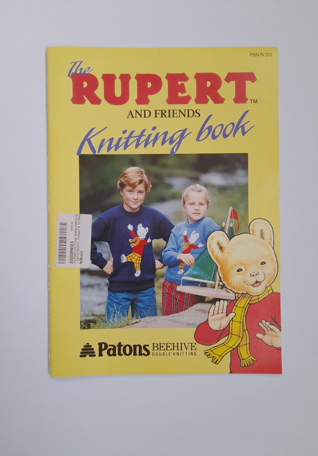 Patons Rupert the Bear and Friends Knitting Pattern Book - Etsy