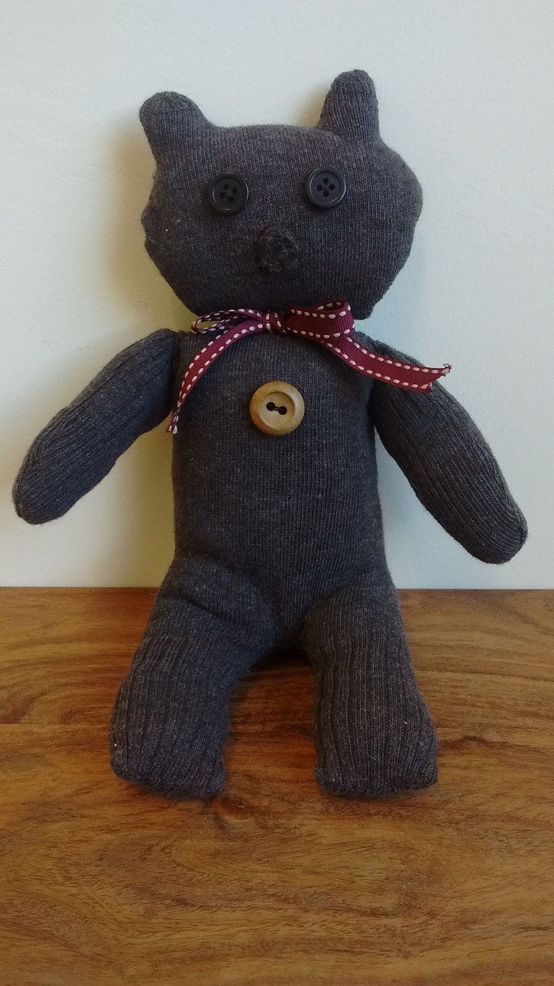 1940s Style Brown Sock Teddy - Etsy