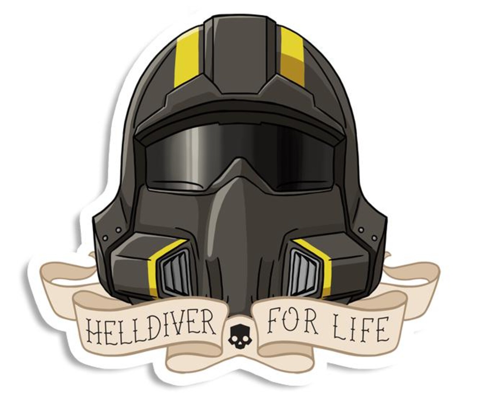 Helldiver for Life Sticker - Etsy