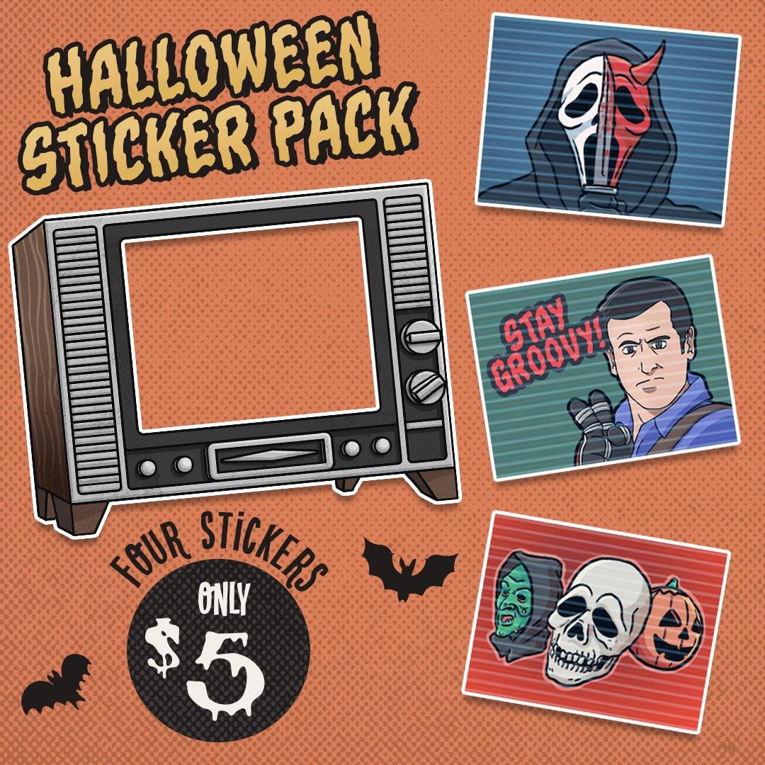 Horror Movie Sticker Pack - Etsy