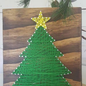 String Art Christmas Tree Christmas Tree String Art Christmas String ...