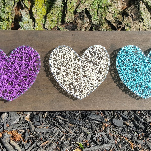 Heart String Art - Etsy