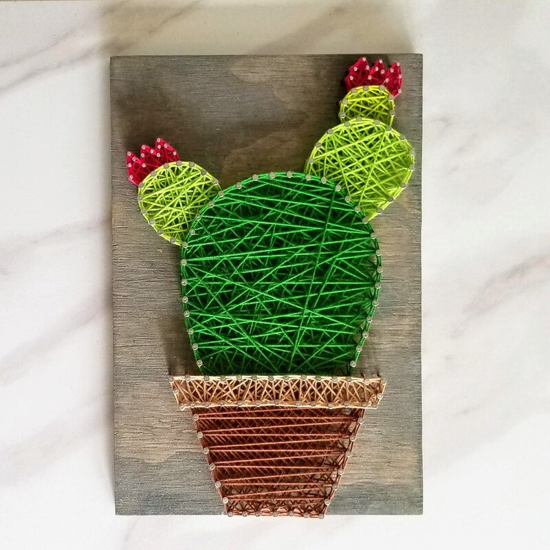 Cactus String Art - Etsy