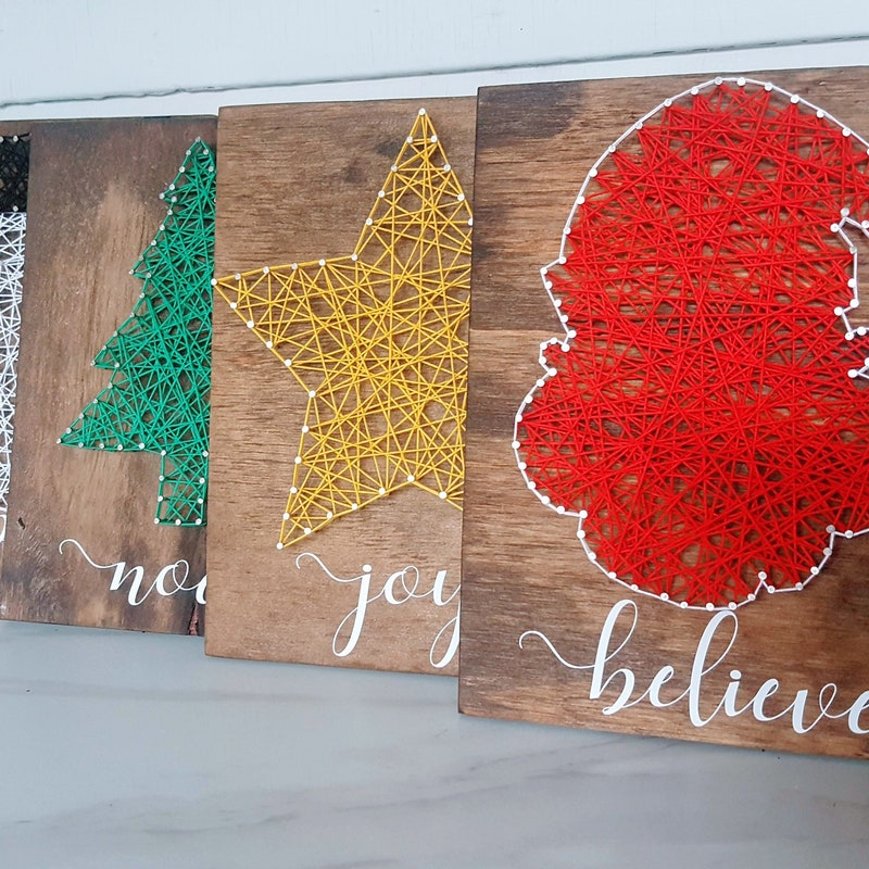 Christmas String Art - Etsy