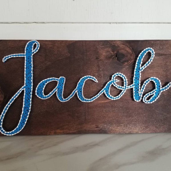 Name String Art - Etsy