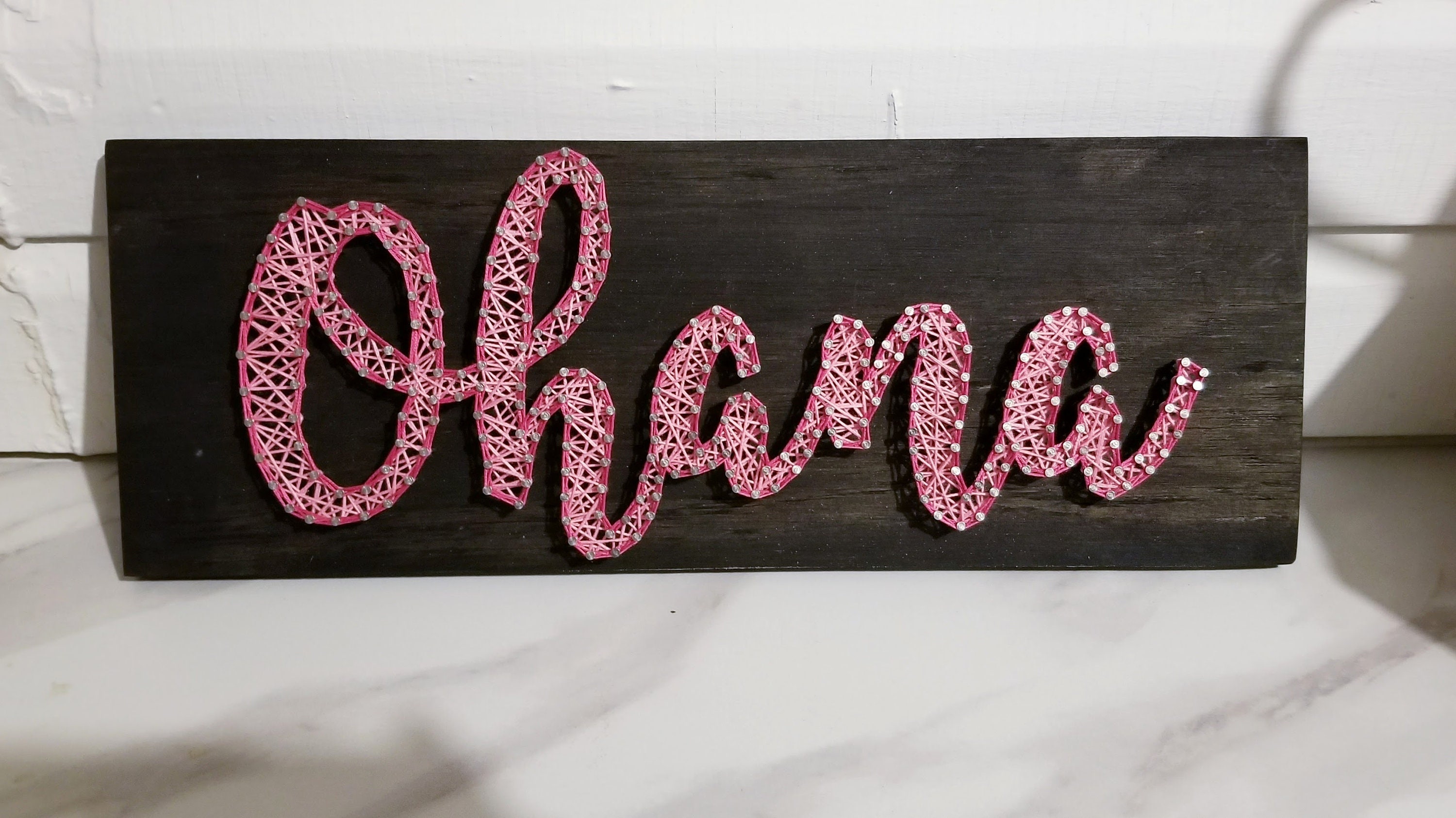 Ohana Ohana Sign Ohana String Art Family String Art | Etsy