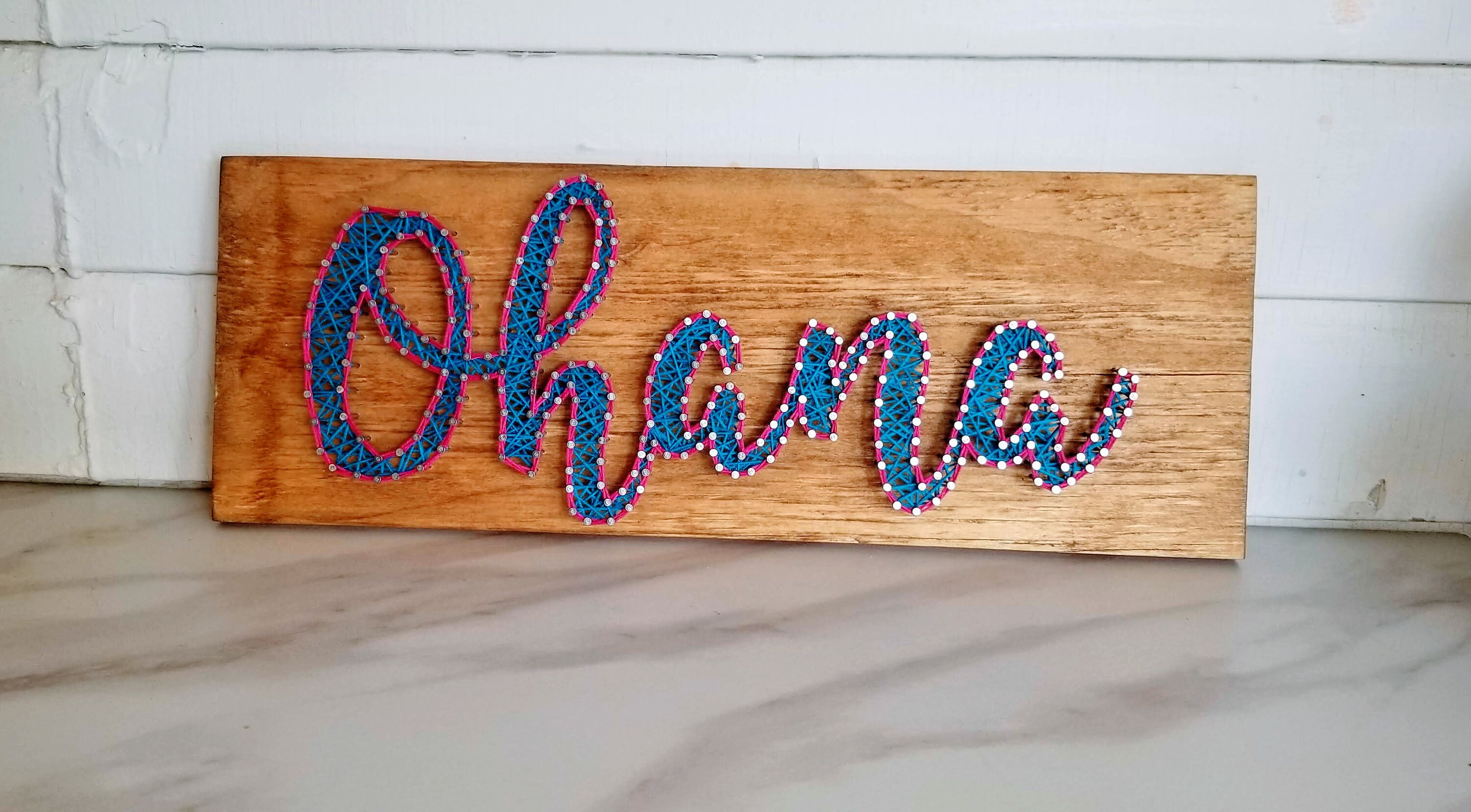 Ohana Ohana Sign Ohana String Art Family String Art | Etsy