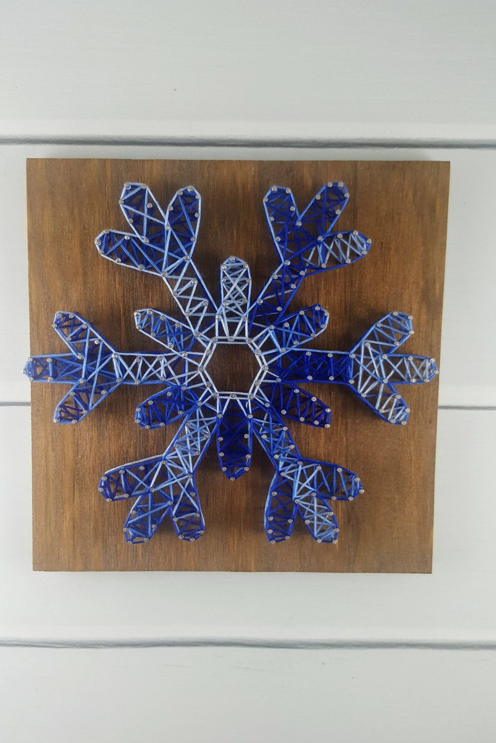 Snowflake String Art Small String Art Small Signs | Etsy