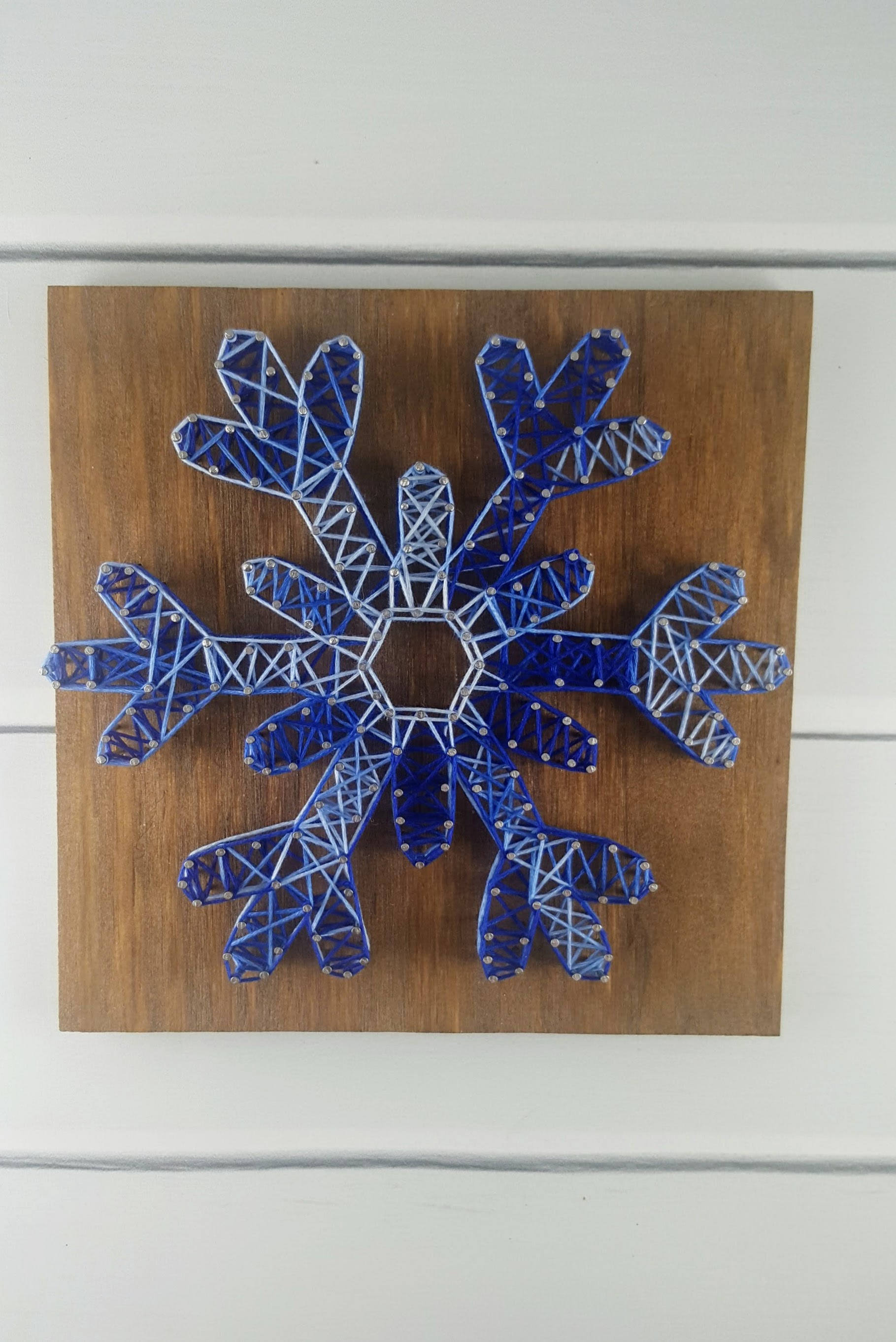 Snowflake String Art Small String Art Small Signs | Etsy