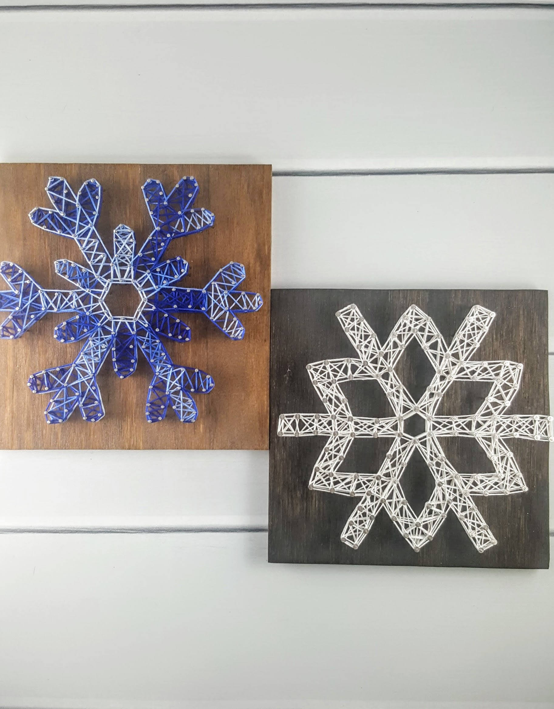 Snowflake String Art Small String Art Small Signs | Etsy