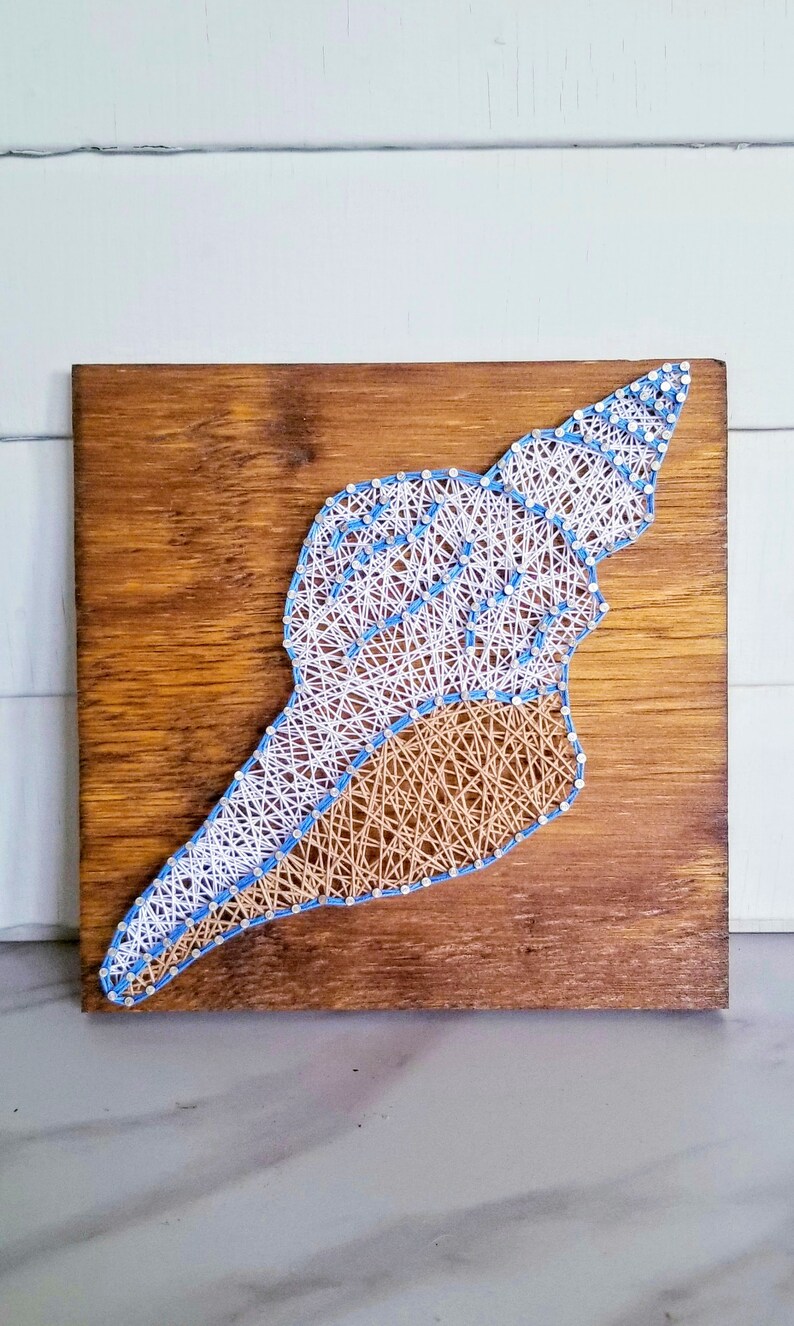 Beach String Art Beach Inspired Wall Decor Beach Wall Art - Etsy