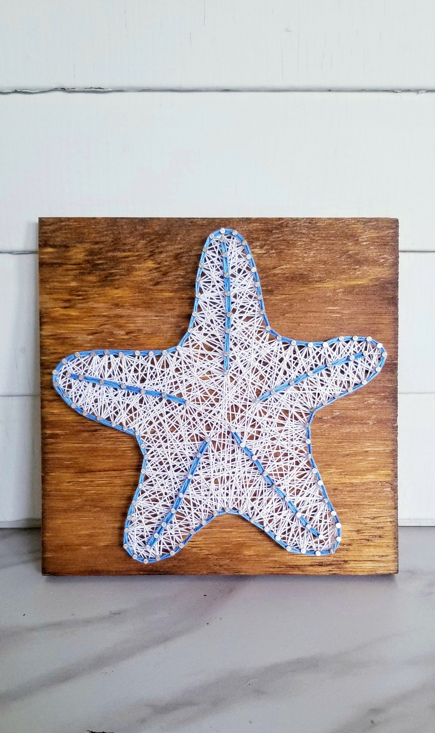 Beach String Art Beach Inspired Wall Decor Beach Wall Art | Etsy