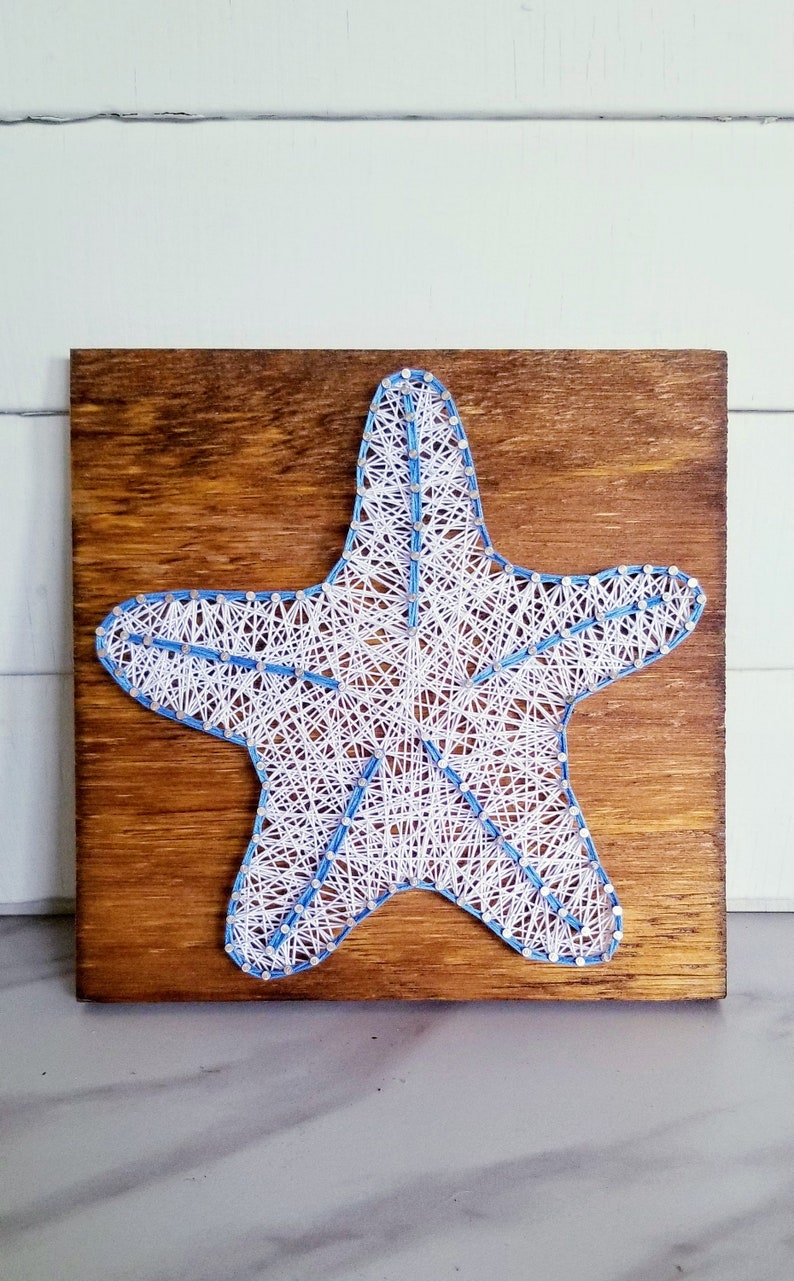 Beach String Art Beach Inspired Wall Decor Beach Wall Art - Etsy