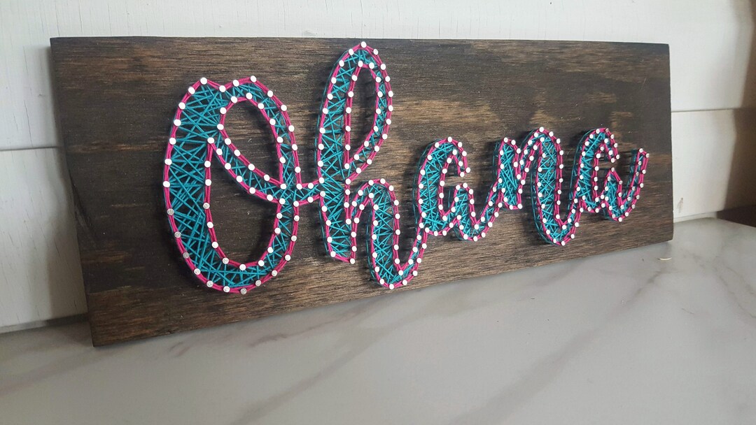 Ohana - Ohana Sign - Ohana String Art - Family String Art - Family Sign ...