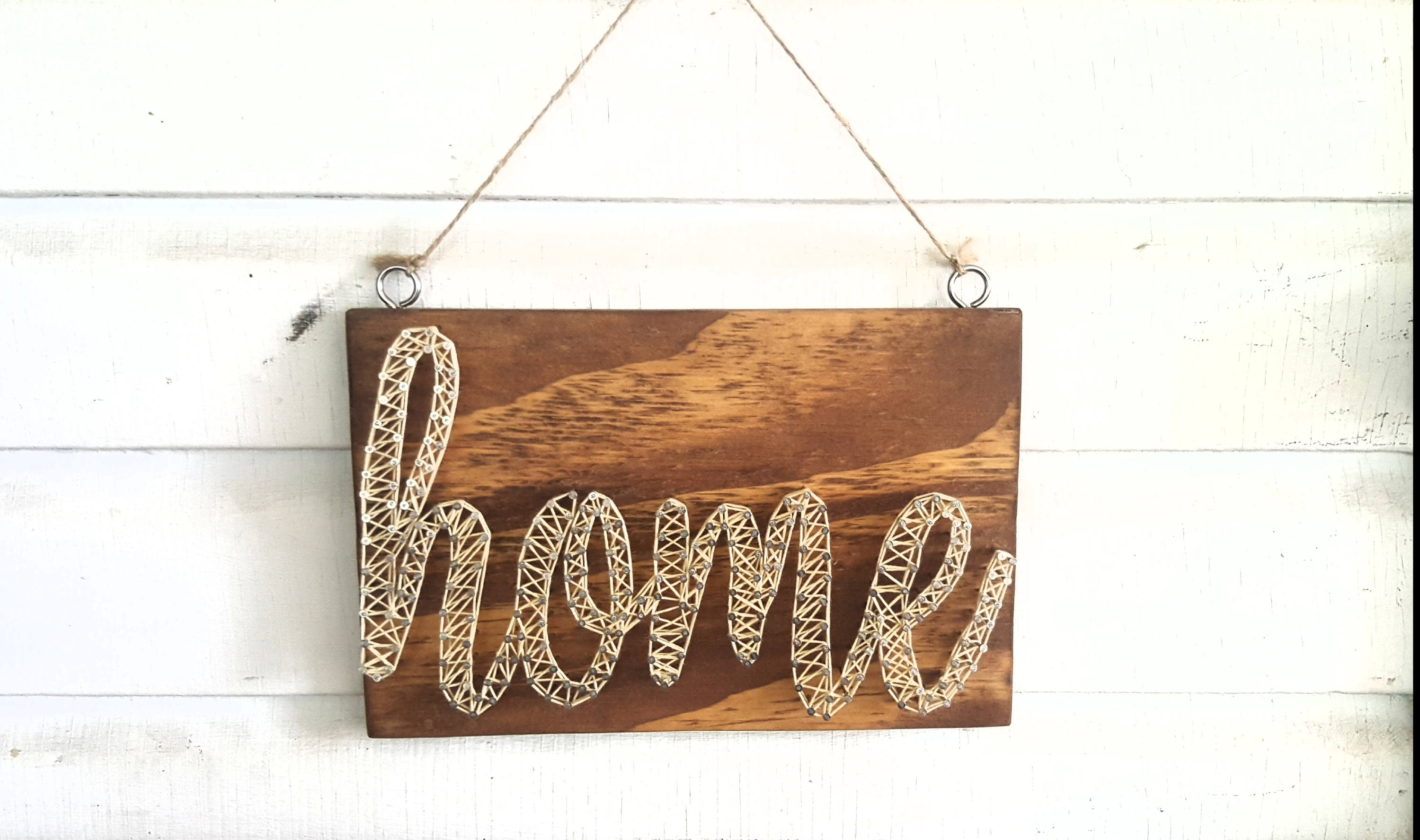 Home String Art Home Hanging Sign String Art Home Wall | Etsy