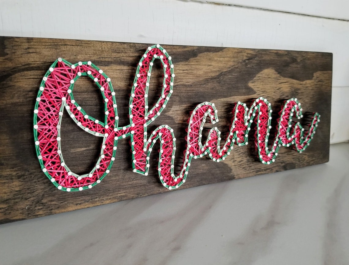 Ohana Ohana Sign Ohana String Art Family String Art | Etsy