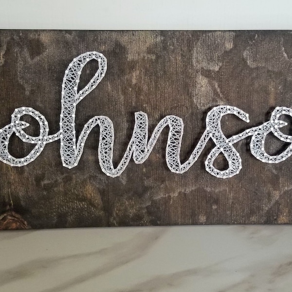 Name String Art - Etsy