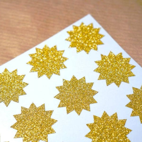 Starburst Stickers - Etsy