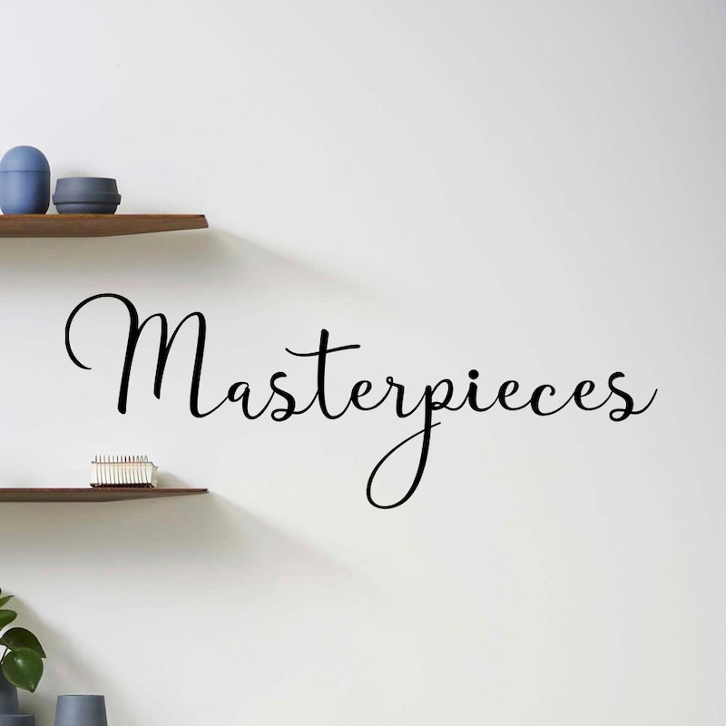 Masterpieces Wall Decal - Etsy