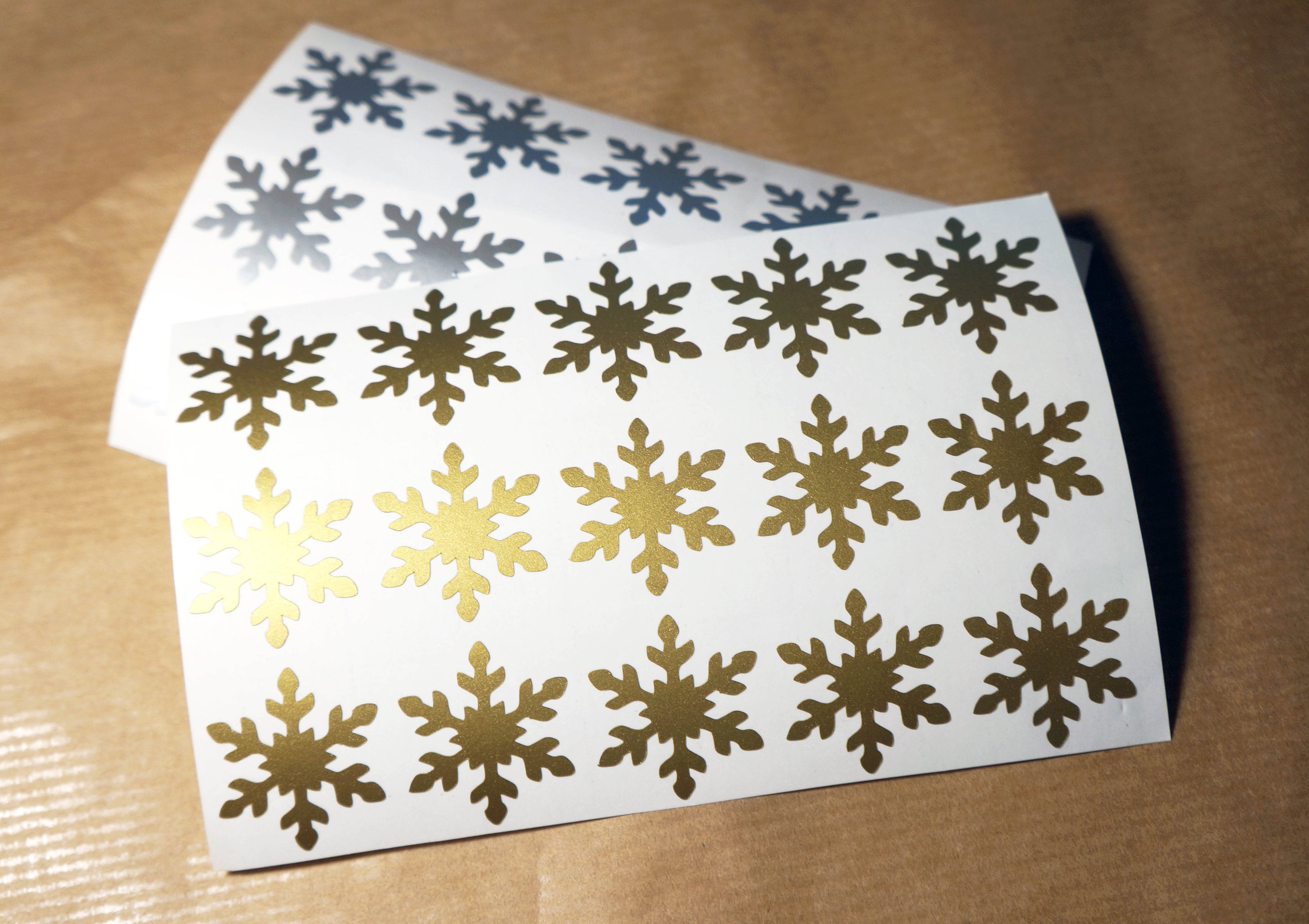 30 Snowflake Stickers Snowflake Decals Gift Wrapping Snow - Etsy