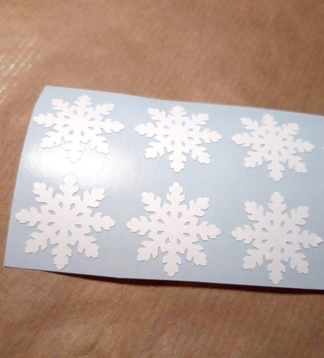 30 Snowflake Stickers, Holiday Stickers, Winter Decal, Gift Wrapping ...
