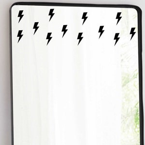 50 Lightning Bolt Stickers, Bolt Vinyl Decal, Superhero Wall Decor ...