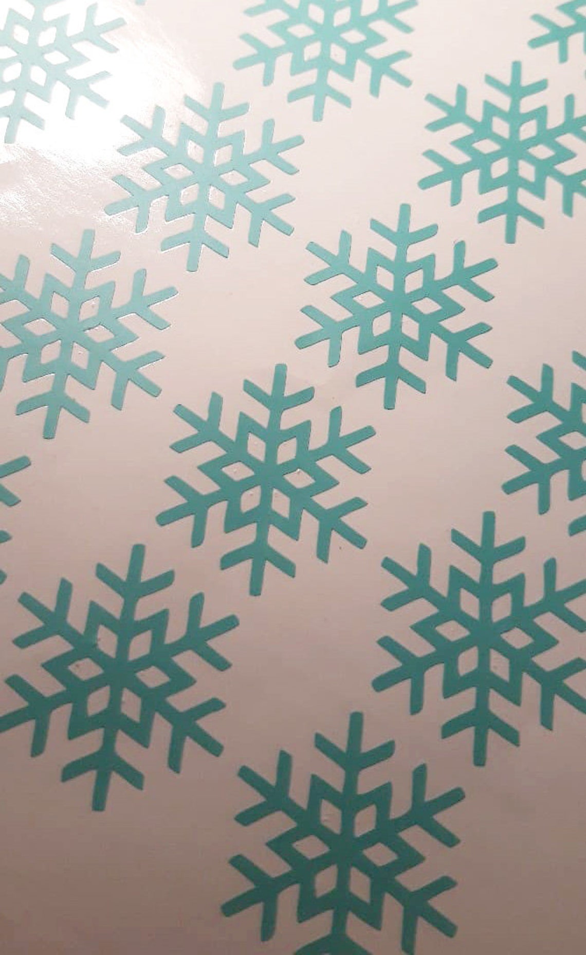 30 Snowflake Stickers Snowflake Decal Gift Wrapping Xmas | Etsy