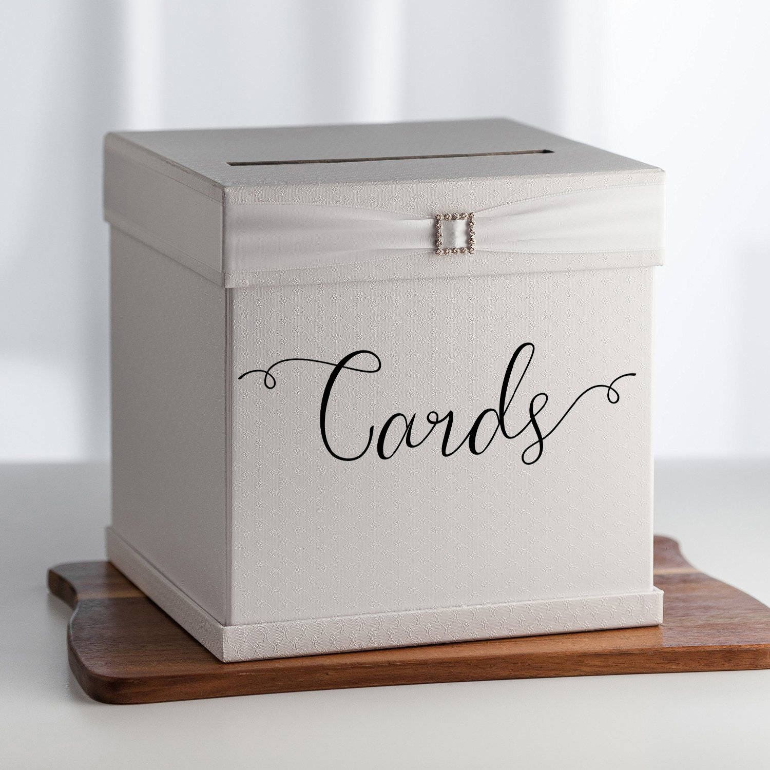 Cards wedding decal reception sign bridal shower decor | Etsy