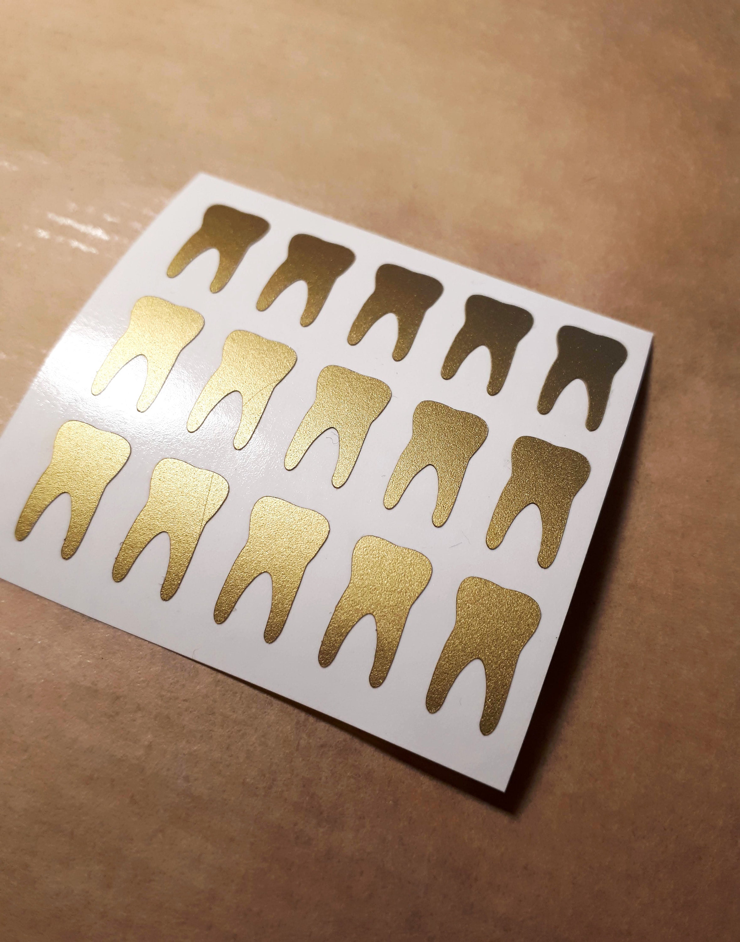 30 Tooth Stickers Teeth Invitation Seals Bedroom Vinyl | Etsy