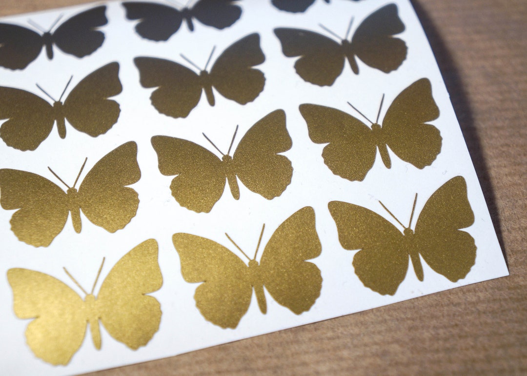 30 Butterfly Stickers Scrapbook Stickers, Butterfly Planner Stickers ...