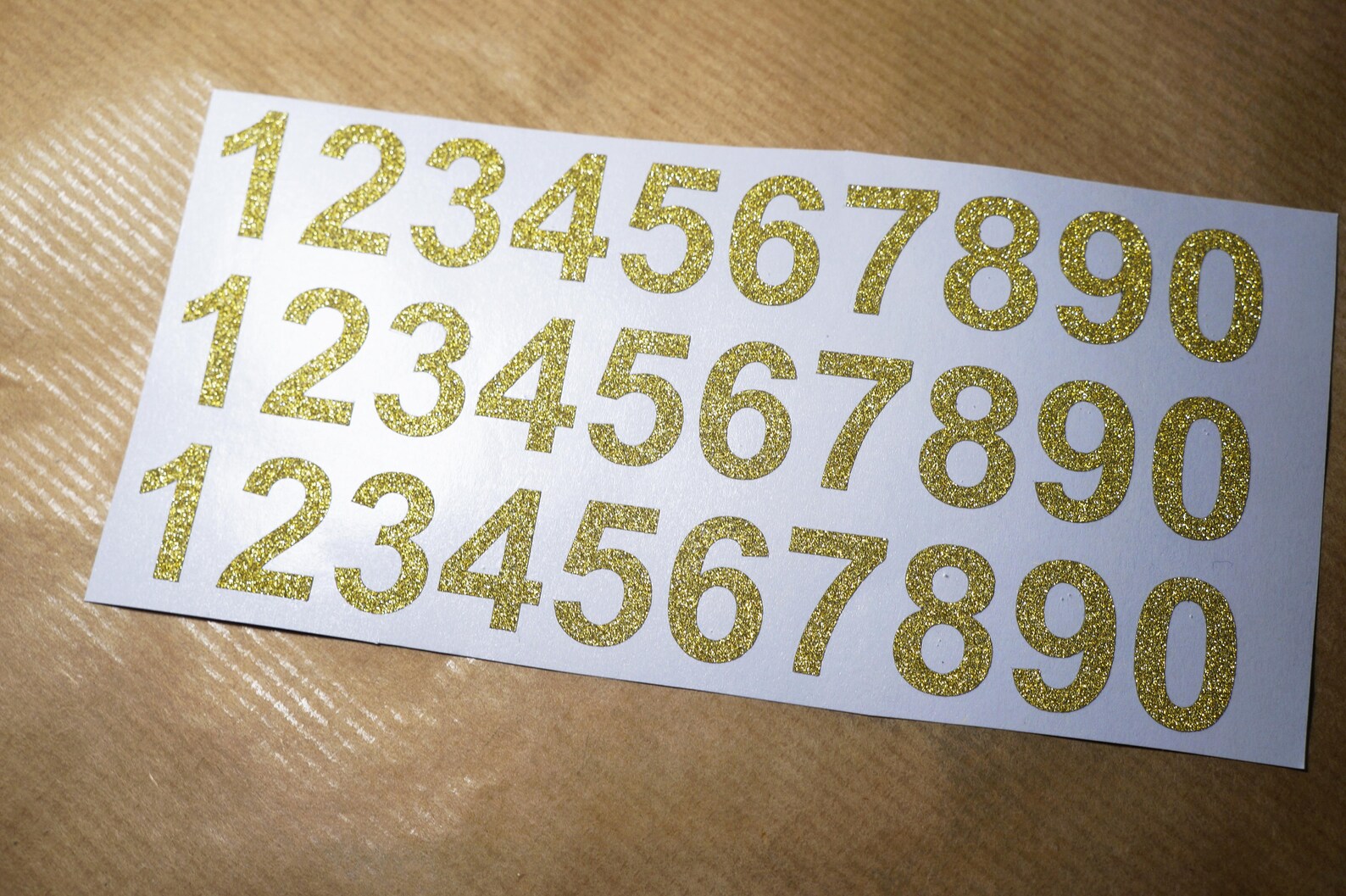 10 Glitter Number Stickers Planner Stickers Glitter Numbers - Etsy
