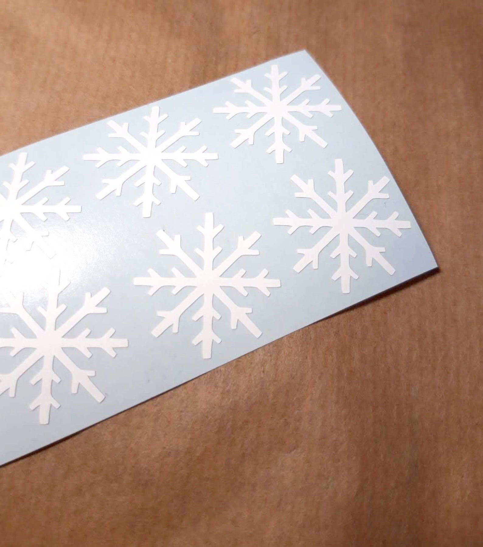 30 Snowflake stickers Holiday Stickers Winter Decal Gift | Etsy