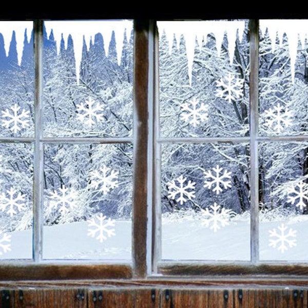 Holiday Window Decals - Etsy