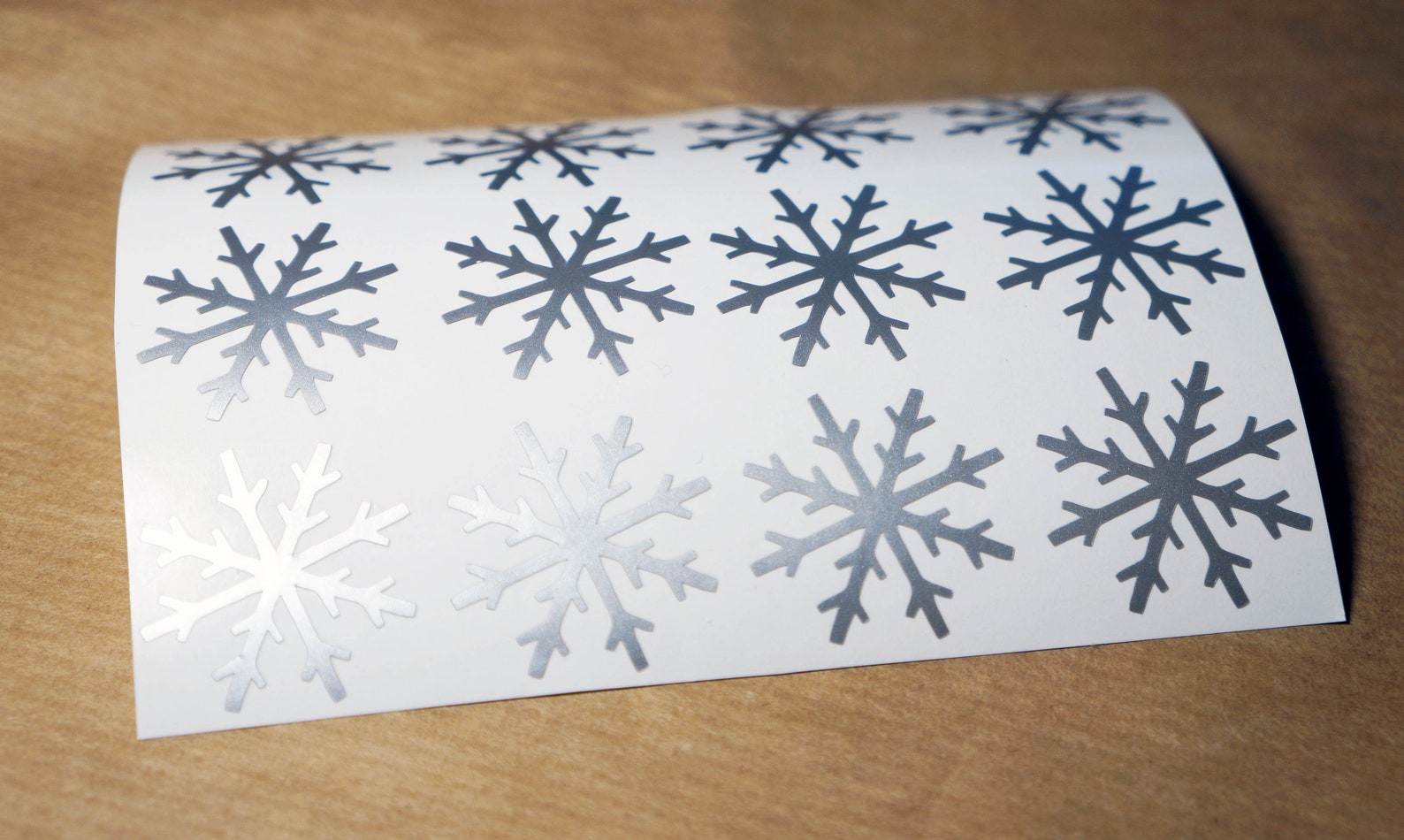 30 Snowflake Stickers Holiday Stickers Winter Decal Gift - Etsy
