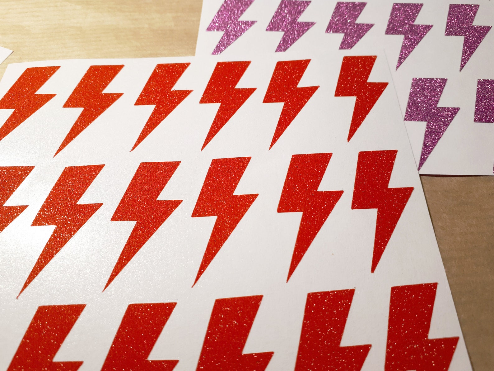 30 GLITTER Lightning Bolt Stickers Lightning Theme Baby | Etsy