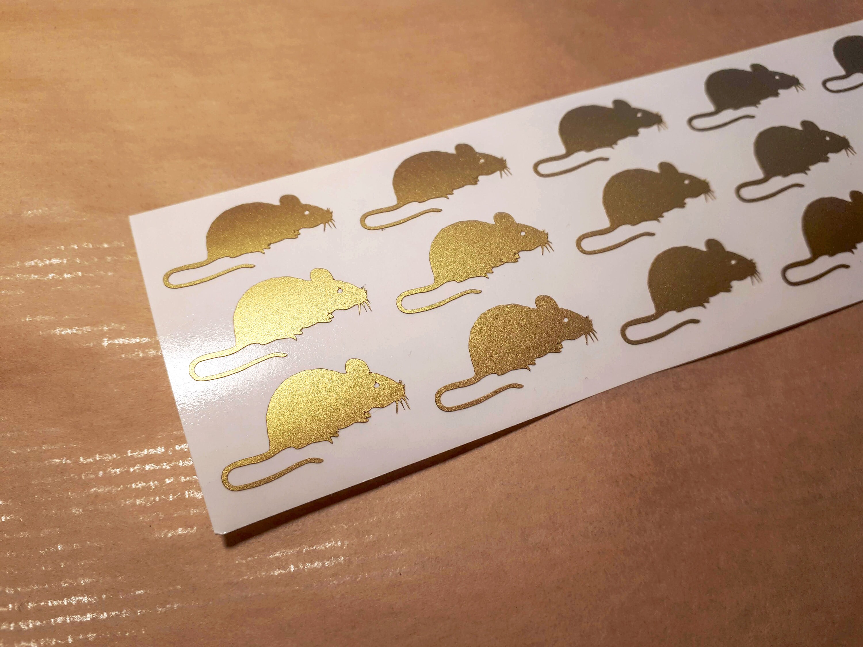 30 Rat Stickers, Animal Wall Pattern, Rat Mice Envelope Seals, Chinese ...