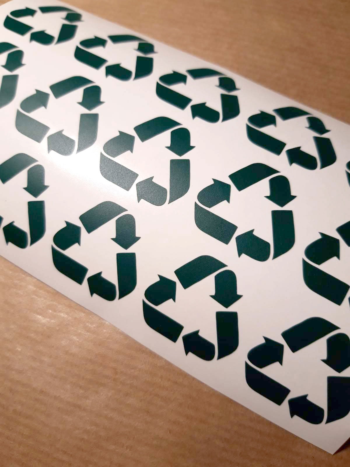 30 Recycle Vinyl Decals Recycle Sign Stickers Recycle | Etsy