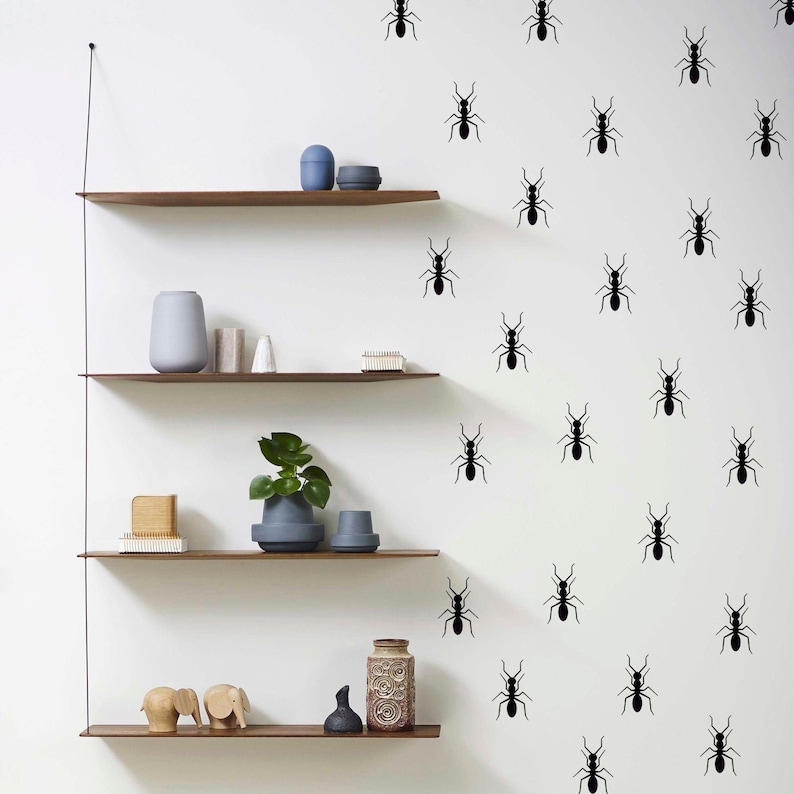 50 Ant Vinyl Decals Bug Wall Sticker Insect Stickers - Etsy