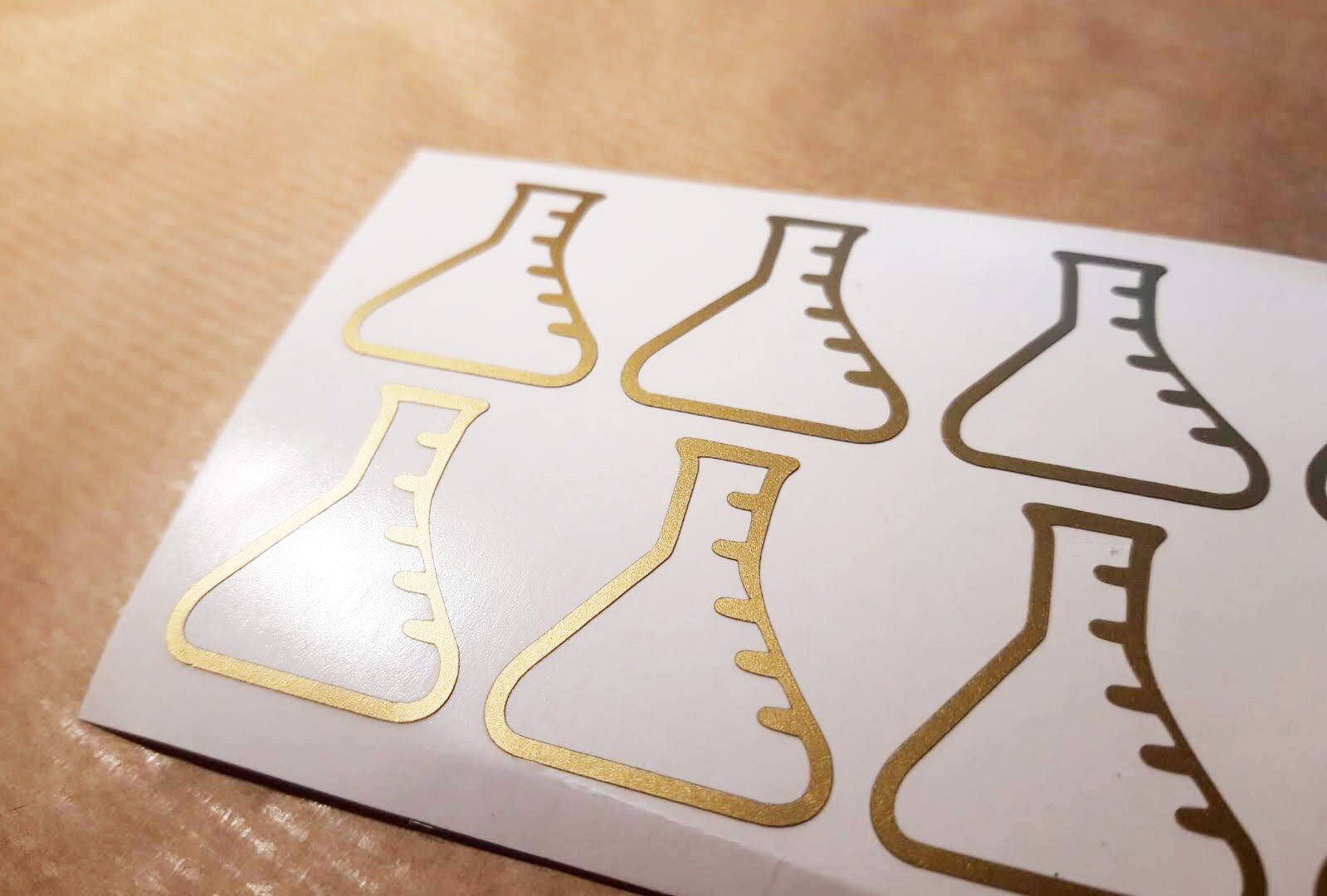 30 Chemistry Beaker Stickers Vinyl Decal Science Stickers - Etsy