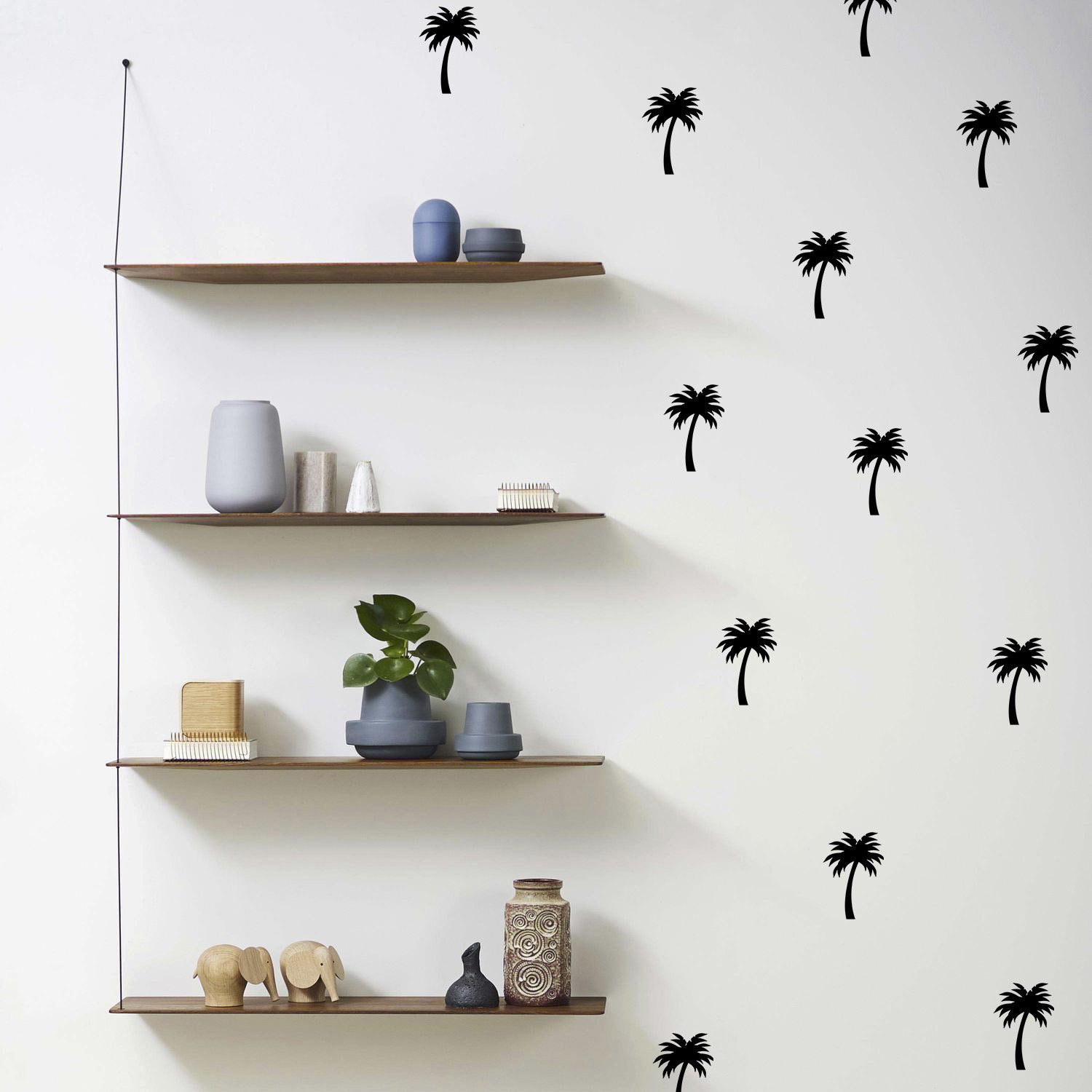 30 Palm Tree Stickers Palm Decal Tropical Invitation Seals - Etsy