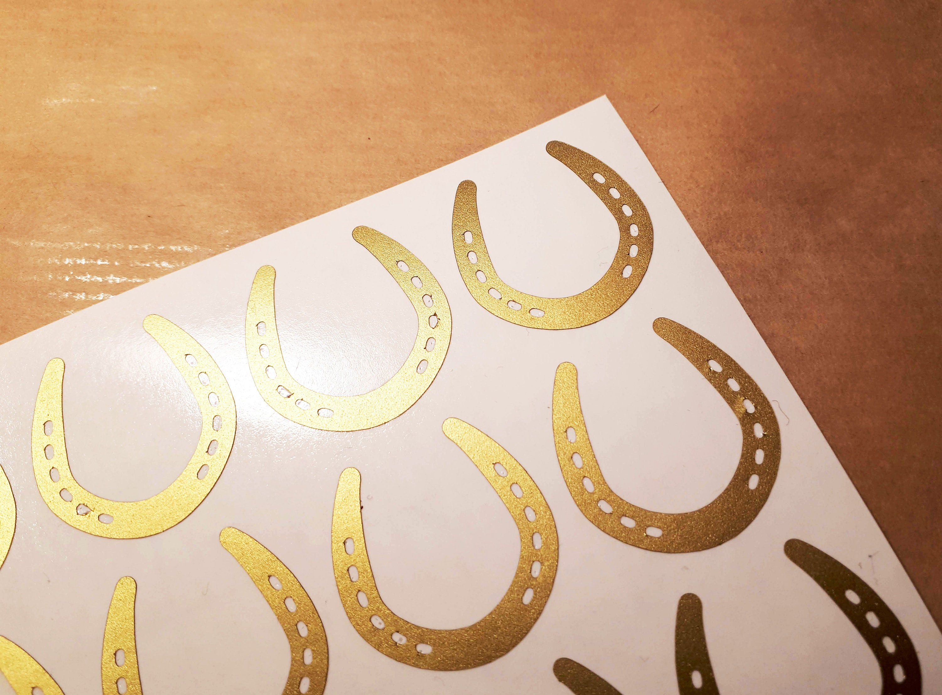 30 Horseshoe Stickers Wedding Stickers Horse Shoe Decal | Etsy