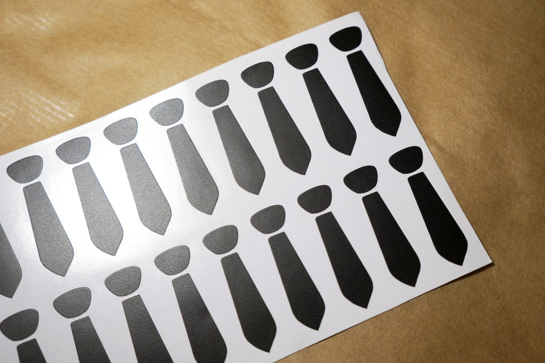 30 Tie Stickers, Necktie Decal, Wedding Envelope Seals, Boy Gender ...