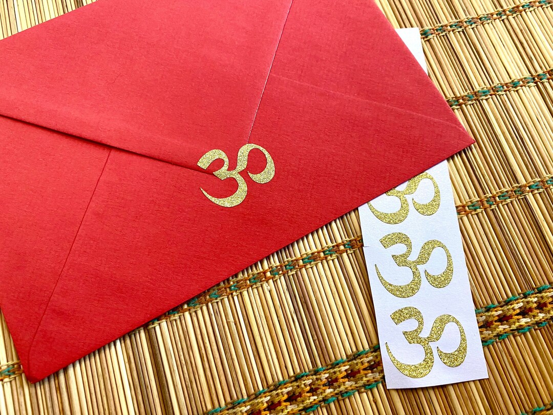 20 Glitter OM Symbol Stickers, Ohm Aum Decal, Dharma Sticker Glitter ...