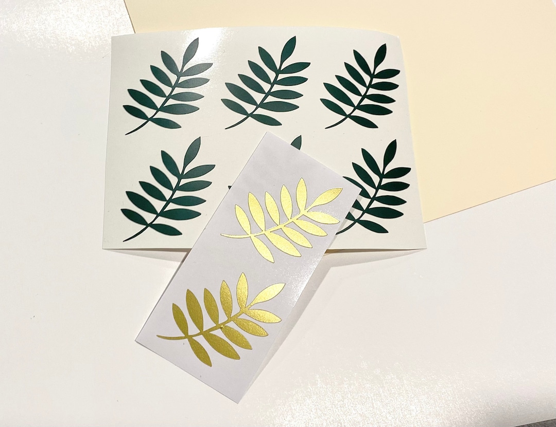 30 Tropical Leaf Stickers, Wedding Invitation Seals Leaves Nursery ...